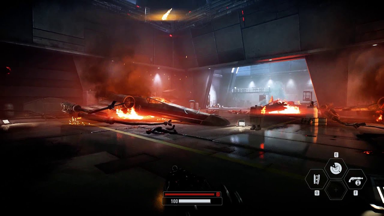 Star Wars Battlefront 2 Tie Fighter Assault Rebel Hangar SPECIAL FORCES ...