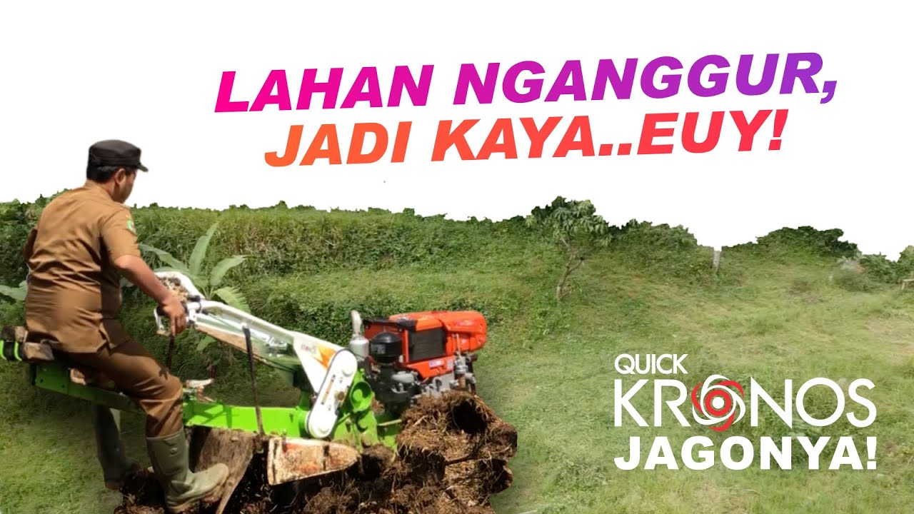 Lahan Kering Nganggur Bikin Kaya | Quick Kronos Traktor Rotary Lebih ...