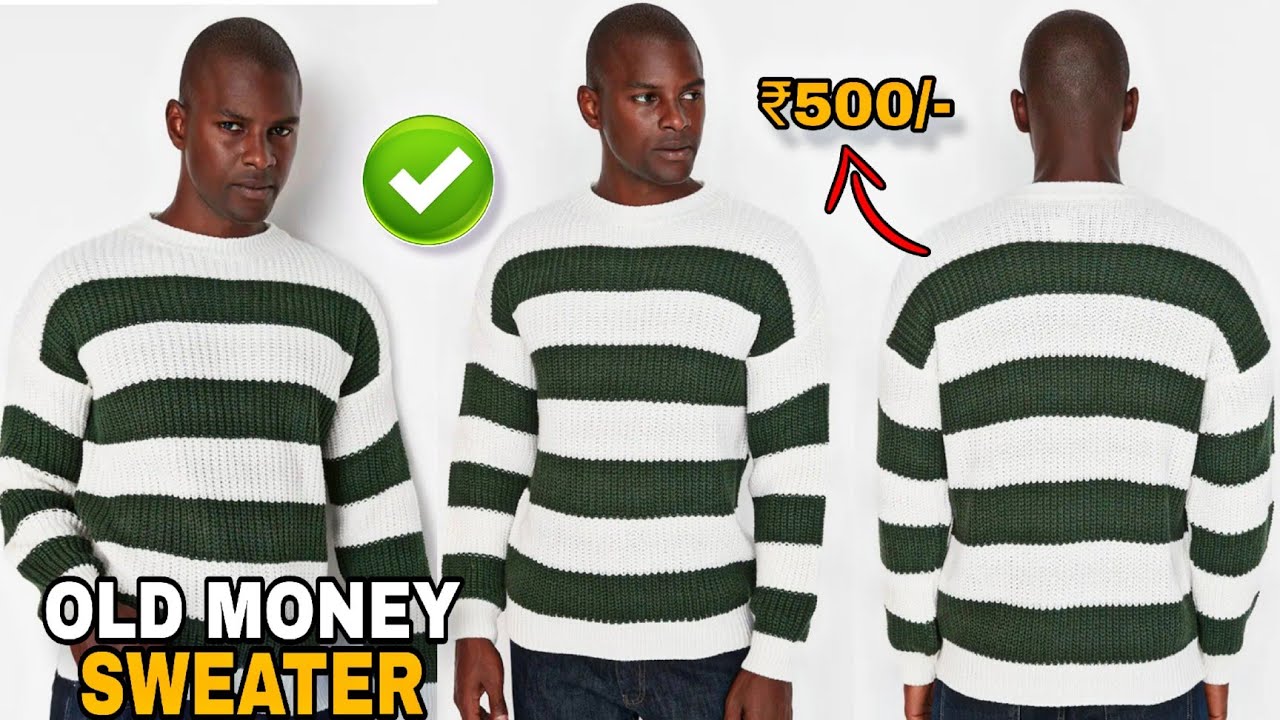Old Money Aesthetics Sweater Under ₹500 || Vlogs bank - YouTube