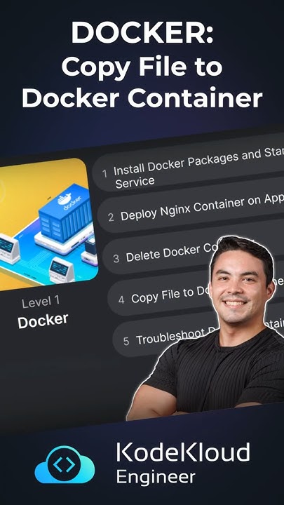 Copying A File To Docker Container Docker Series 3 Youtube