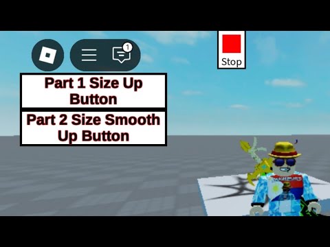 Size Smooth Up Button Tutorial | roblox |studio lite | Roblox Studio - YouTube
