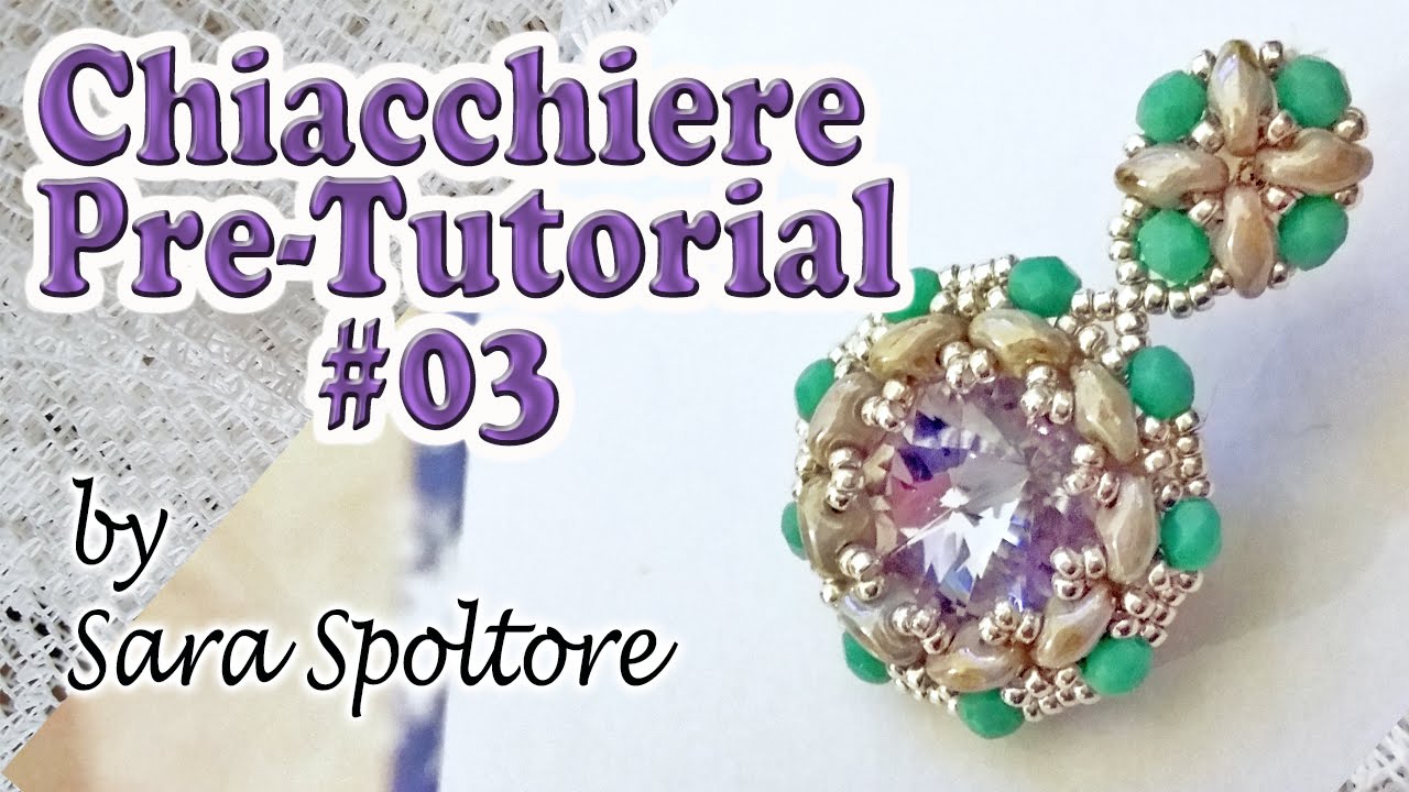 Chiacchiere pre-tutorial #03 - Orecchini con perline superduo e Swarovski - Orecchini fai da te ...