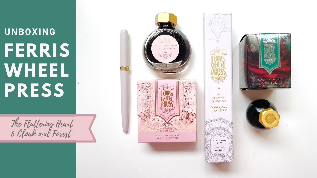 Ferris Wheel Press Unboxing | The Fluttering Heart & Cloak and Forest ...