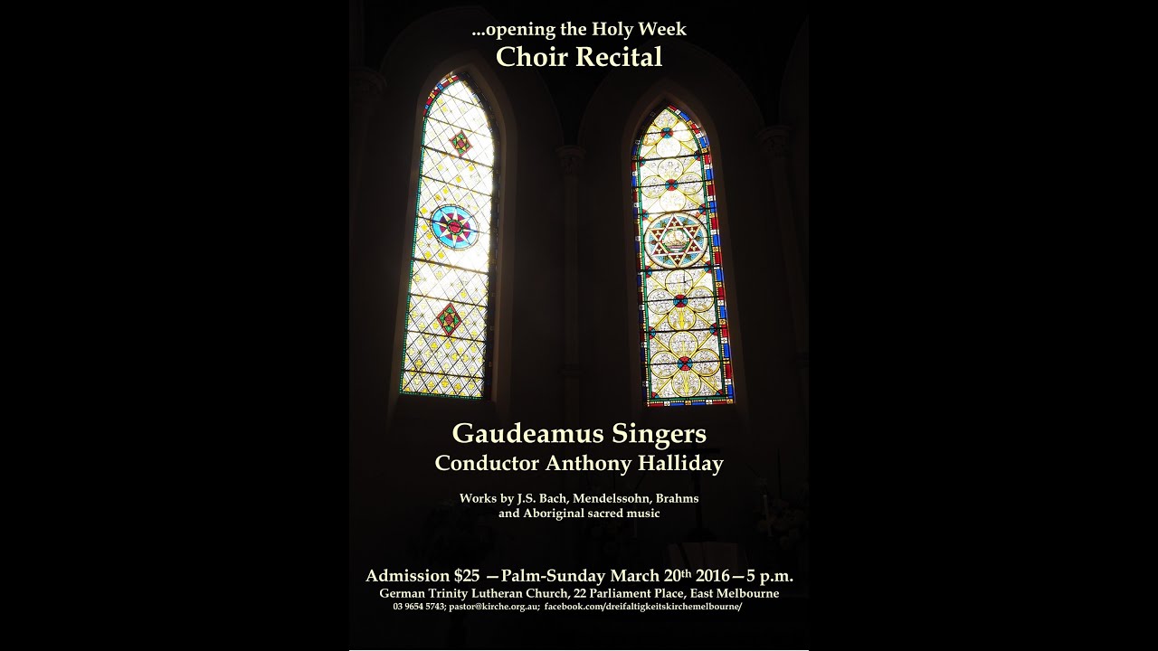 Interview with Anthony Halliday about a Concert 20 March 2016 5 p.m ...