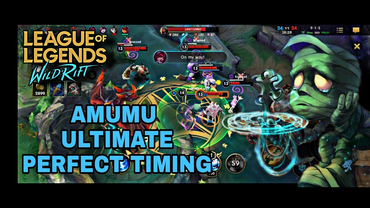 Wild Rift | Amumu Ultimate Perfect Timing | Amumu Jungler Gameplay ...
