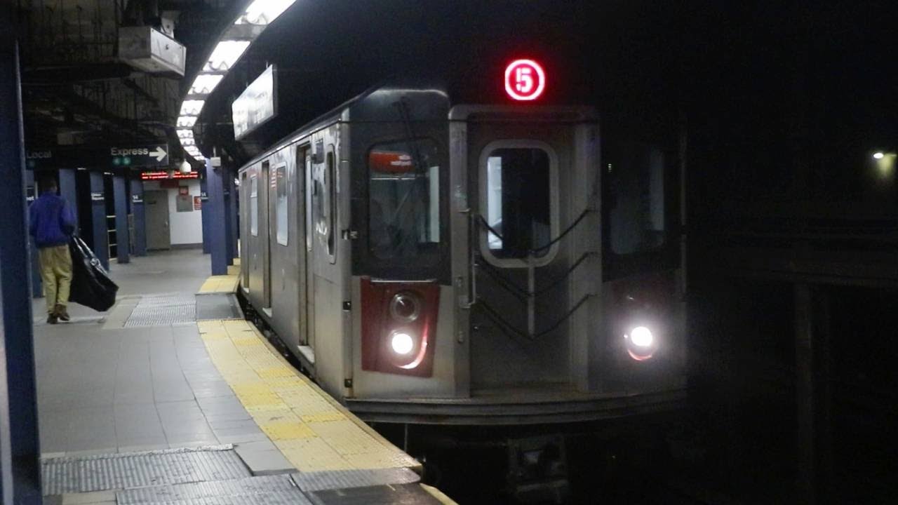 NYCT Subway: R142 (5) Train at 14th Street - Union Square - YouTube