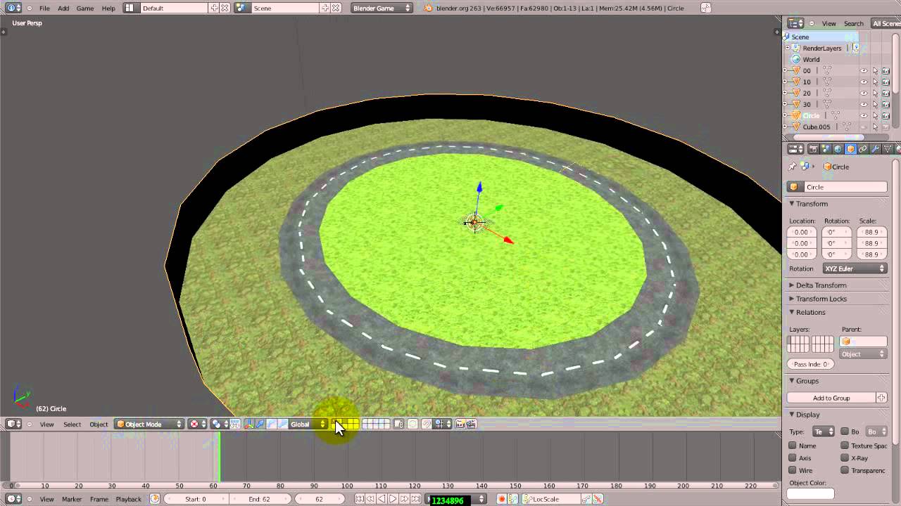 Tutorial Blender 3D | Modelar e Texturizar uma Pista de Jogo de corrida ...