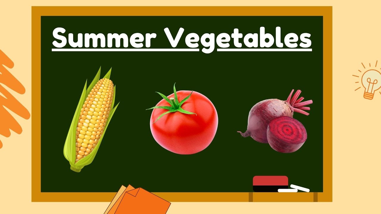 Learn English: Summer Vegetables - YouTube