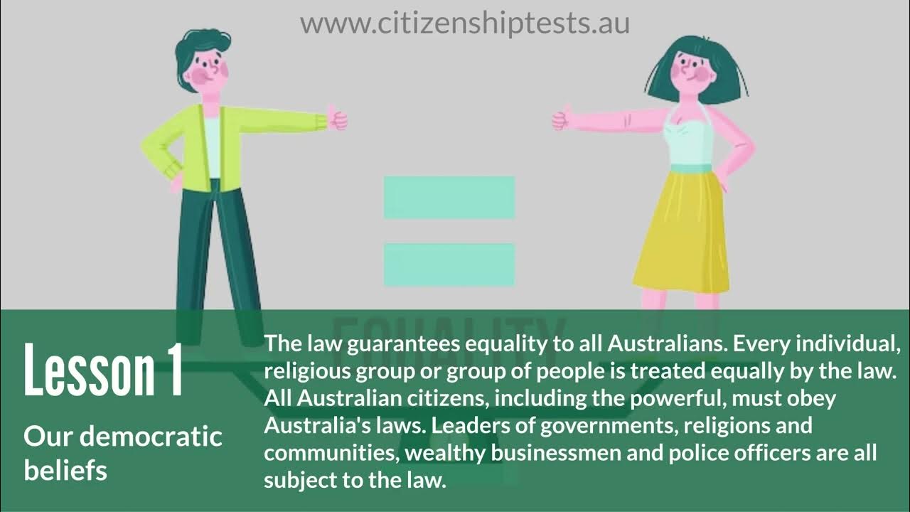 Module 2 Lesson 1 Our democratic beliefs - YouTube