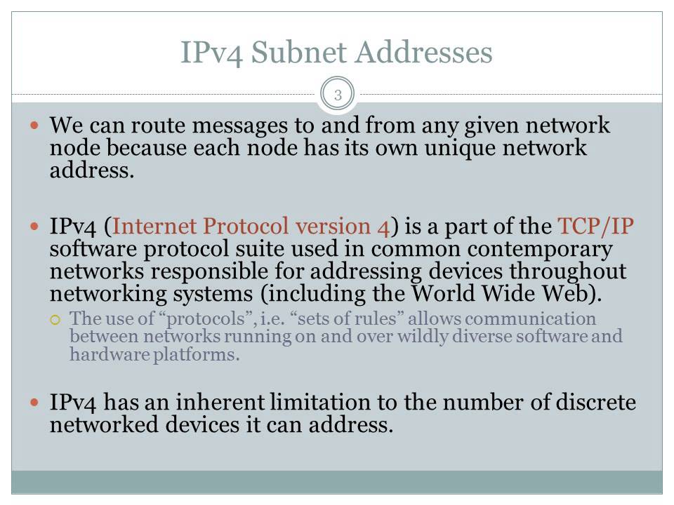 How to Compute an IPv4 Subnet Address - An Introduction to IPv4 ...