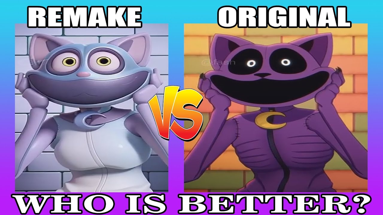 Poppy playtime chapter 3: Ara Ara catnap AI vs original - Funny ...