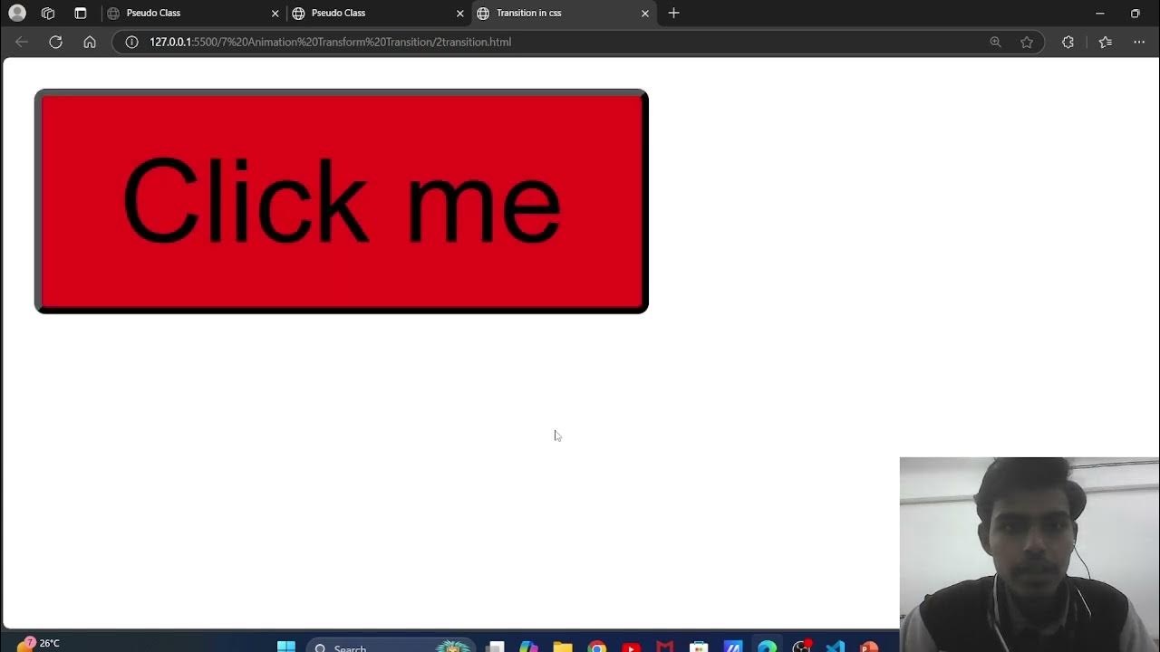 43 pseudo class transition transform animation in css - YouTube