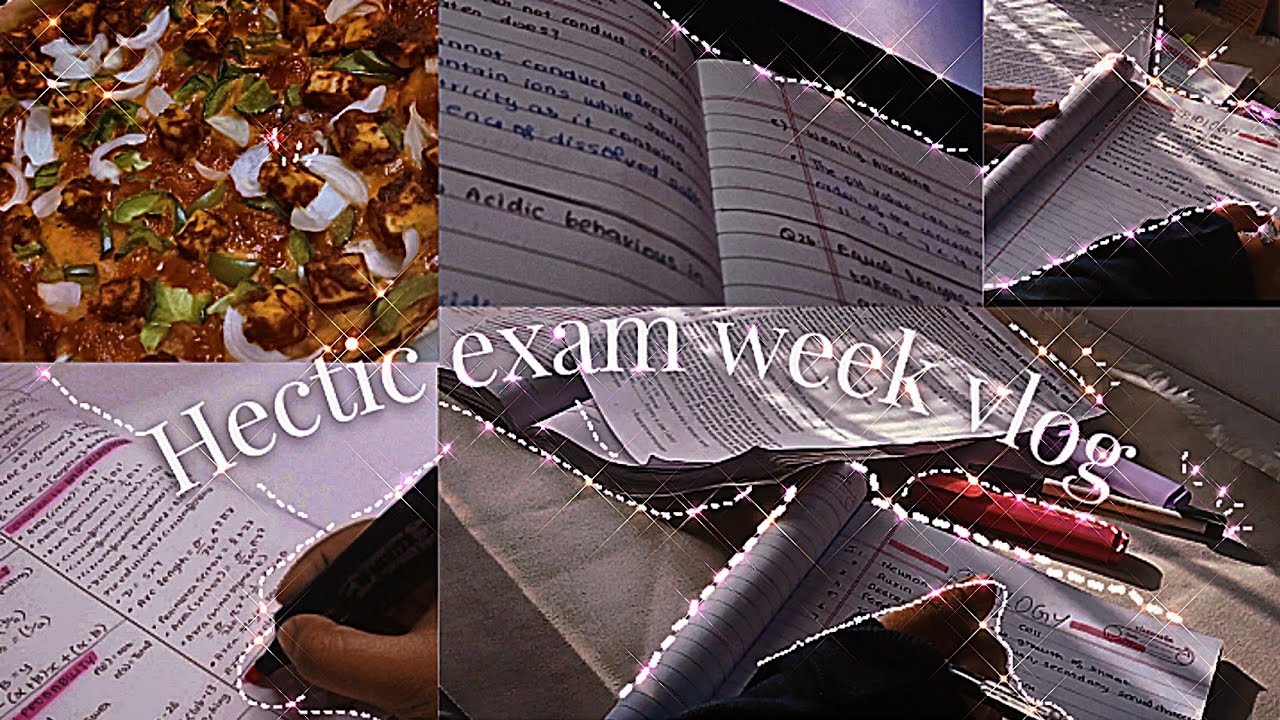 100 hour study with me | Exam week | sleep deprived | hectic af 🌻 🌻 ...
