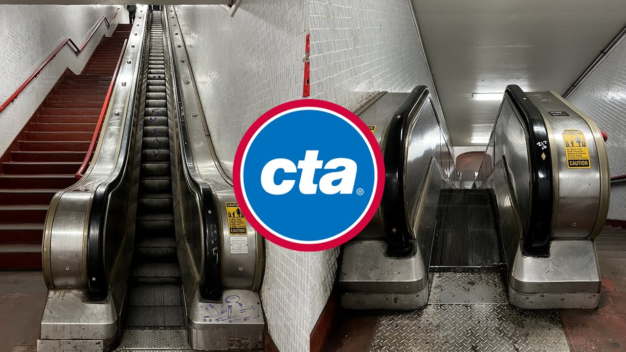 SUPER RARE Ultra-Narrow PEELLE Tiny-File Escalators - North/Clybourn ...