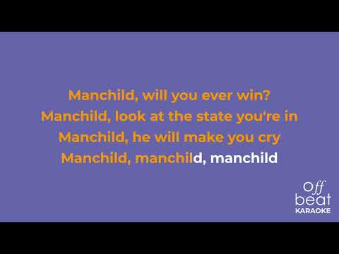 Sia & Neneh Cherry - Manchild (Karaoke Version)