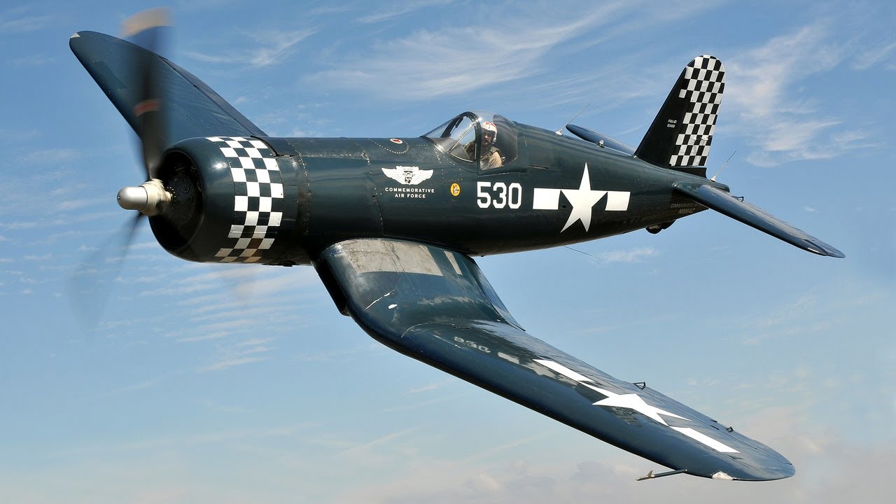 The Crazy Looking Fighter With A 92% Win Rate: Vought F4U Corsair - YouTube