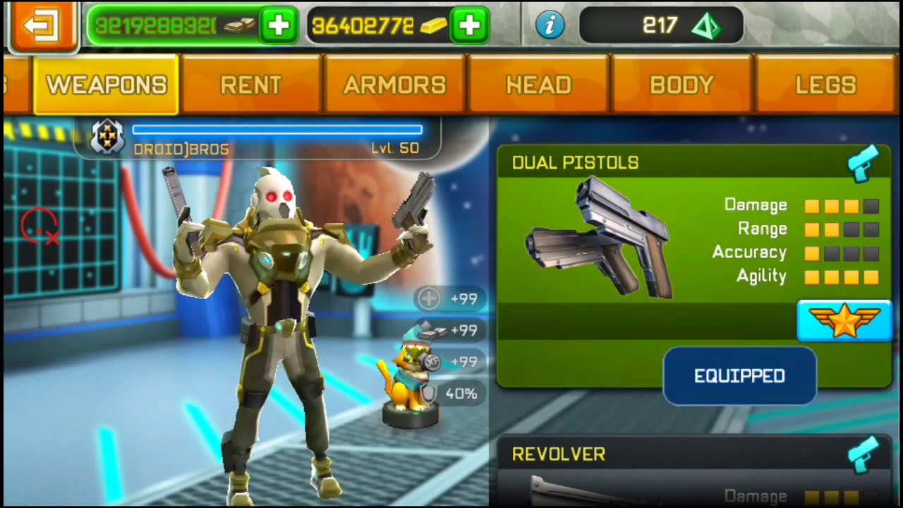 Hand gun weapons | Respawnables - YouTube