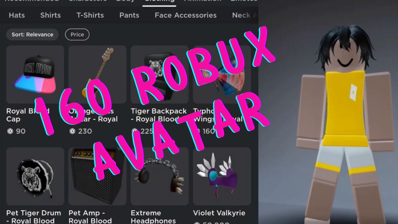 Buying 160 Robux Outfit | New Roblox Avatar - YouTube