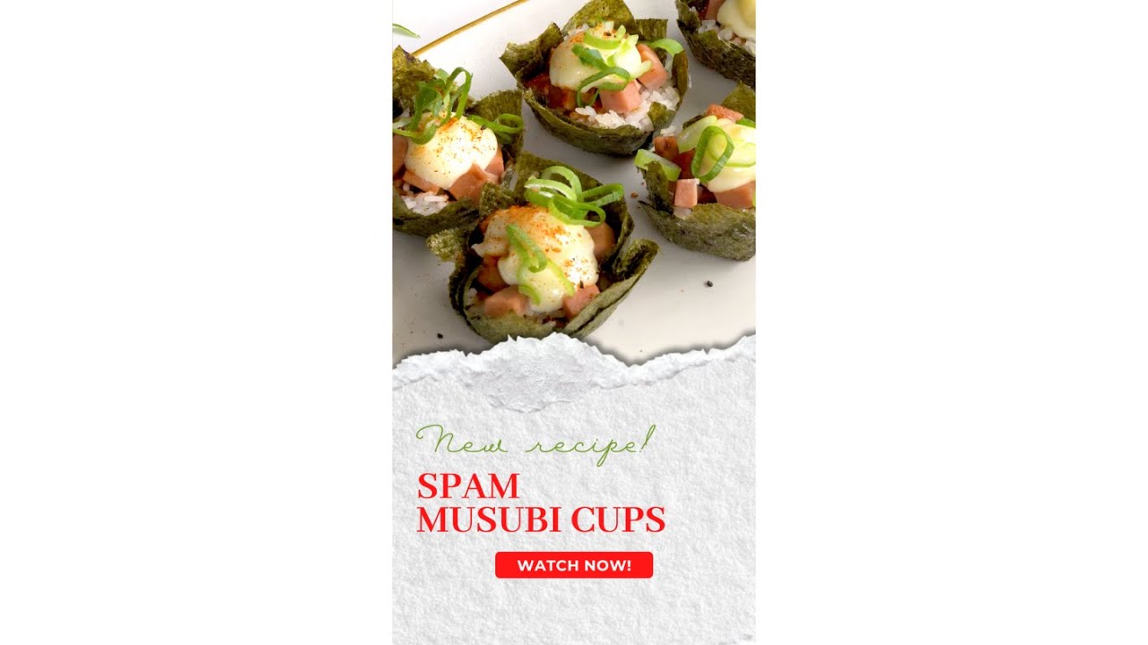 Spam Musubi Cups | Stream52 Multi Function Steam Oven - YouTube