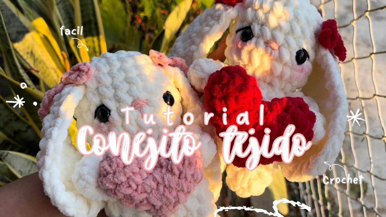 Tutorial Conejito Tejido 💕 | Amigurumi Crochet (fácil y rápido) - YouTube