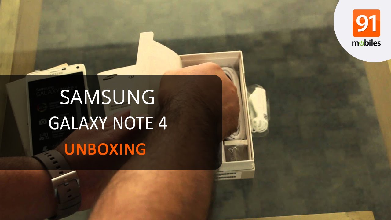 Samsung Galaxy Note 4: Unboxing | Hands on | Price - YouTube