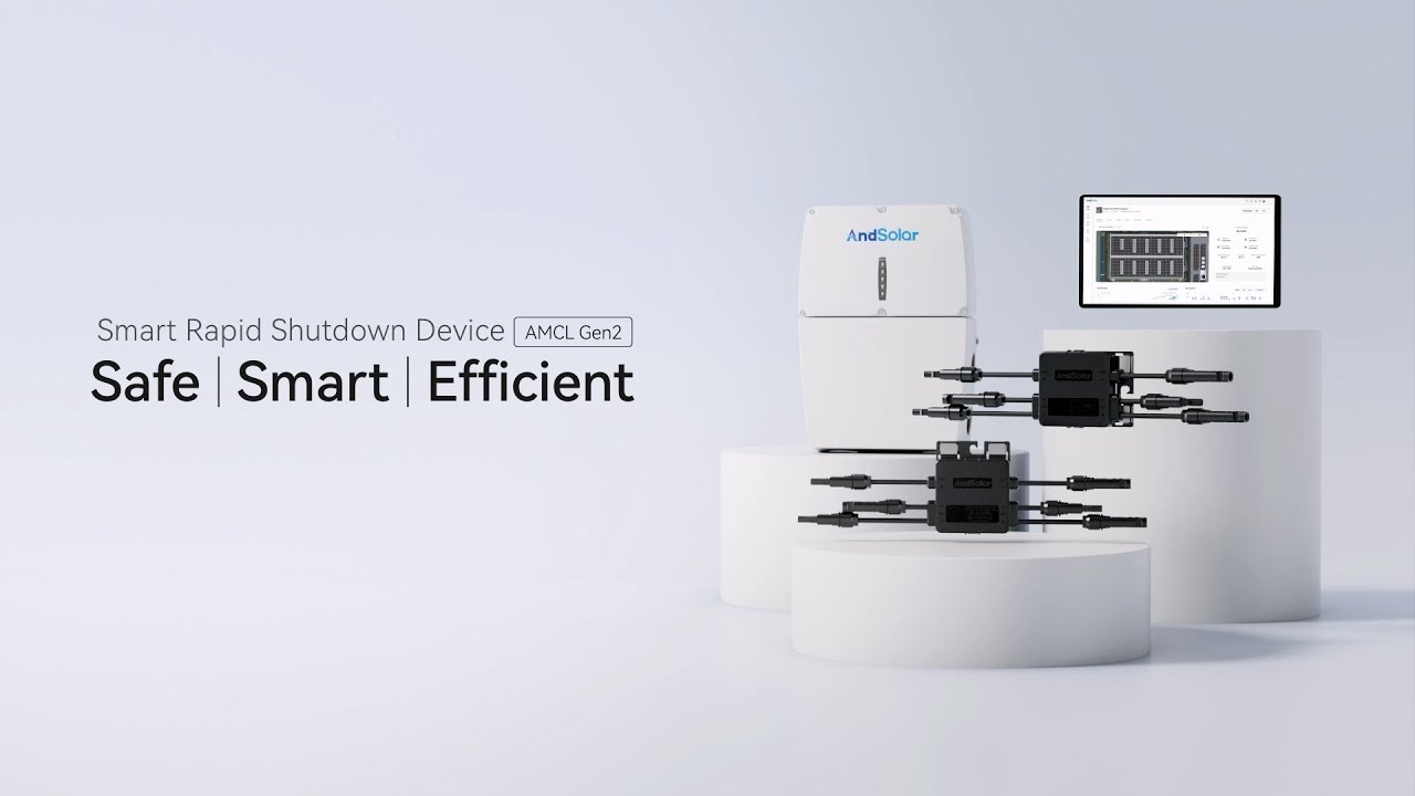 AndSolar Gen-2 Smart Rapid Shutdown Device AMCL - YouTube