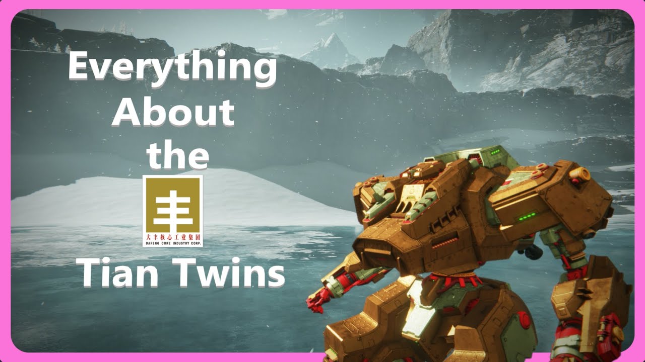 Everything About The Dafeng Tian Twin Frames! Armored Core 6! - YouTube