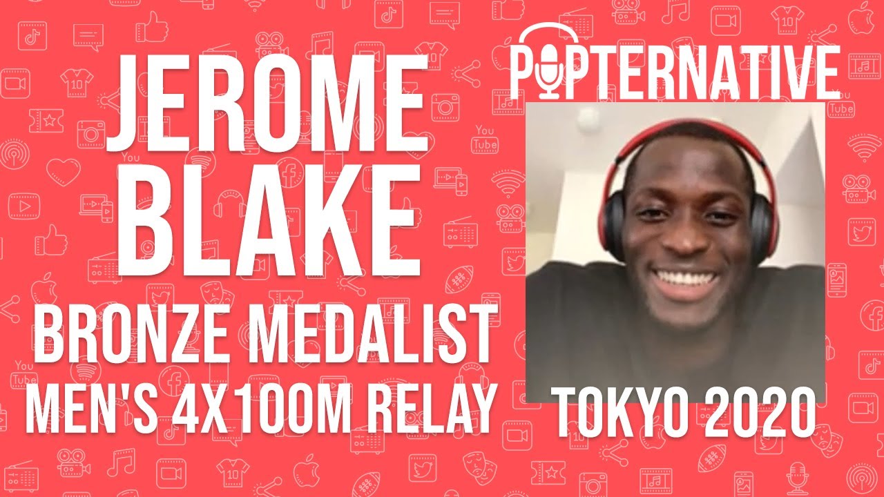 Jerome Blake talks about winning the bronze medal for Canada in the Men ...