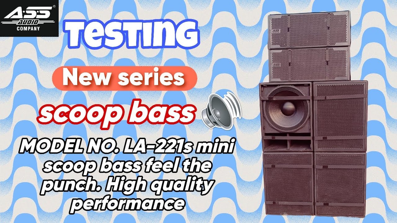 Testing New Scoop bass🔊 | Model no. LA-221's mini scoop bass feel the ...