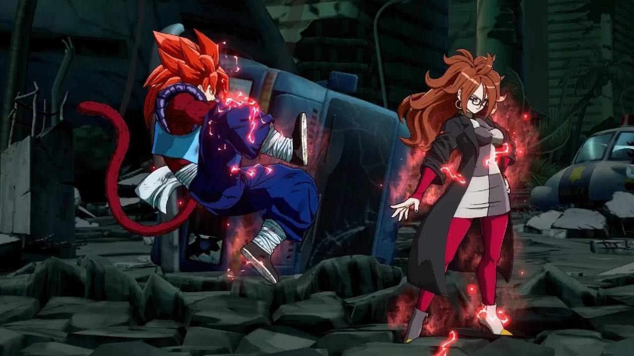 DRAGON BALL FighterZ SSB Gogeta SSGSS Goku Android 21 🥼 vs SSB Gogeta ...