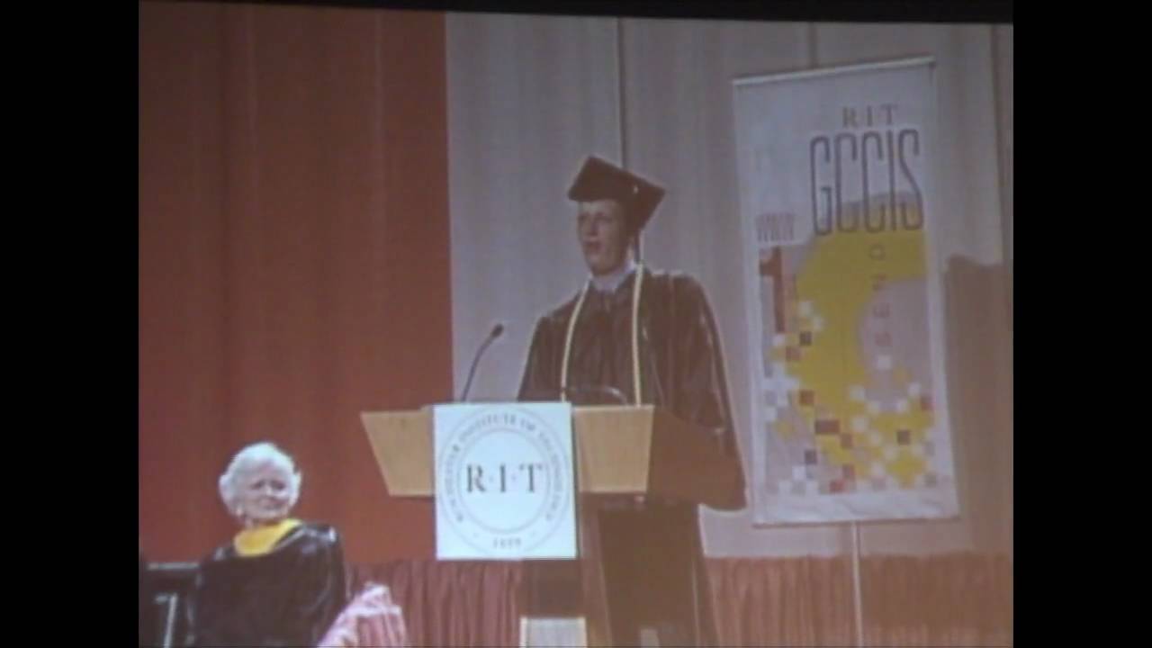 Vaughn Micciche RIT GCCIS class of 2005 graduation speech - YouTube