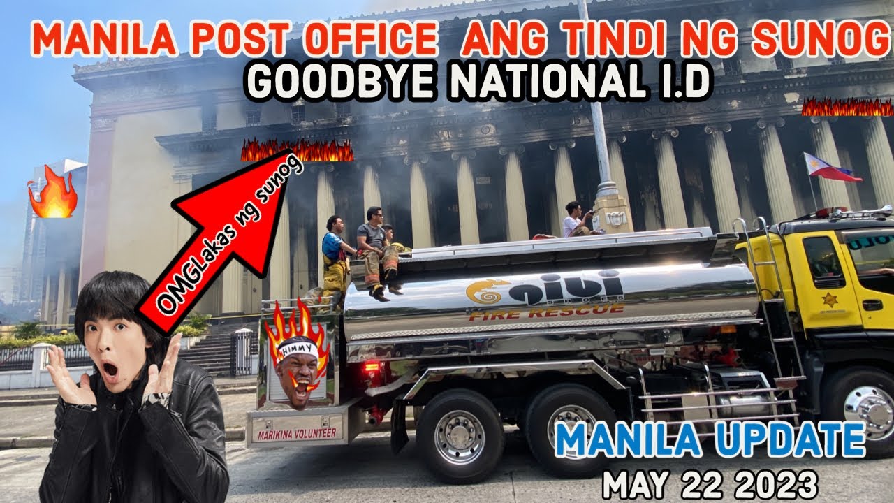 Sunog ang post office walang natira / GOODBYE NATIONAL I.D Na ba ...