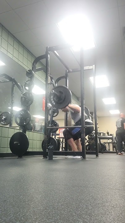Week 14 Day 1 High Bar Squat 245 lbs - YouTube