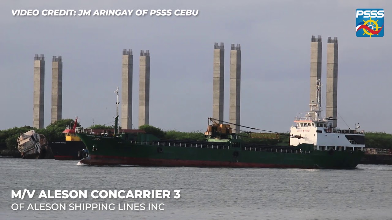 SHIP SPOTTING | M/V Aleson Concarrier 3 of Aleson Shipping Lines Inc - YouTube