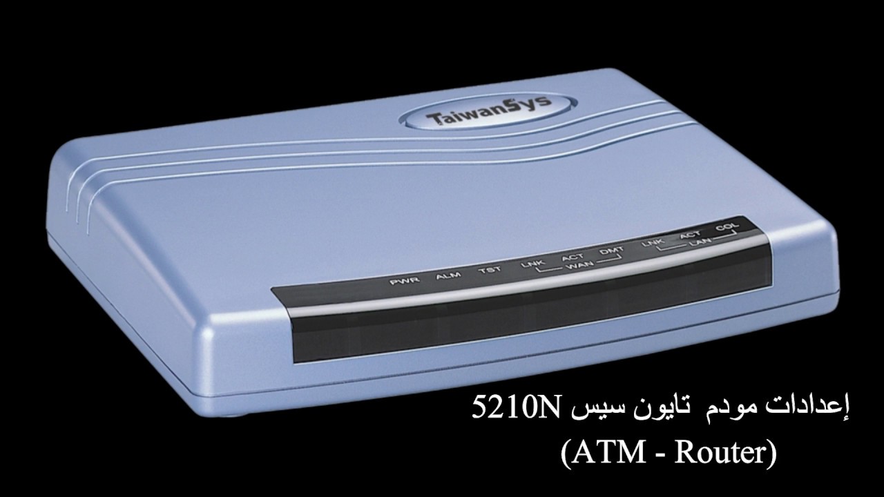 TaiwanSys 5210N configuration (ATM - Router) - YouTube