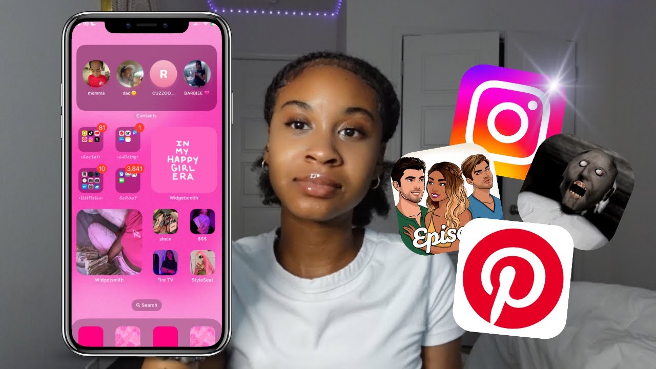 WHAT’S ON MY IPHONE? || *aesthetic* + Playing Random Games on my Phone ...