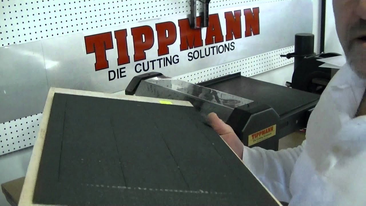 Steel rule die cutting machine. Tippmann electric roller die cutting ...