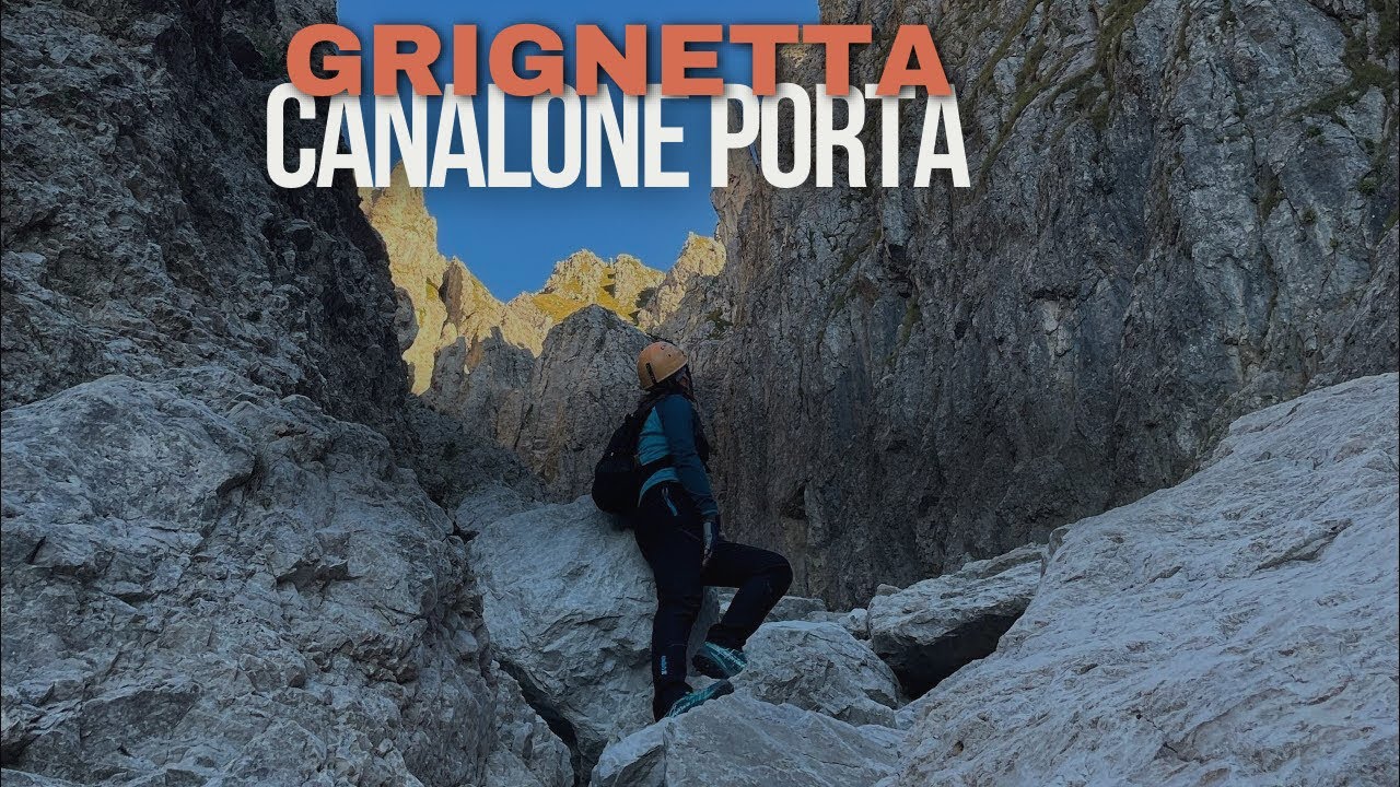 18/9/22 canalone porta in Grignetta - YouTube