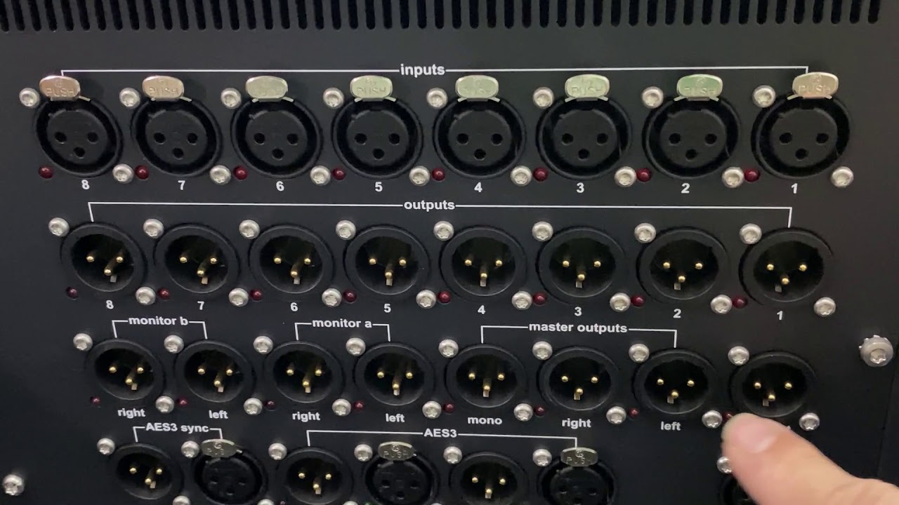 Midas PRO 2 Lección 1 Back Panel - YouTube