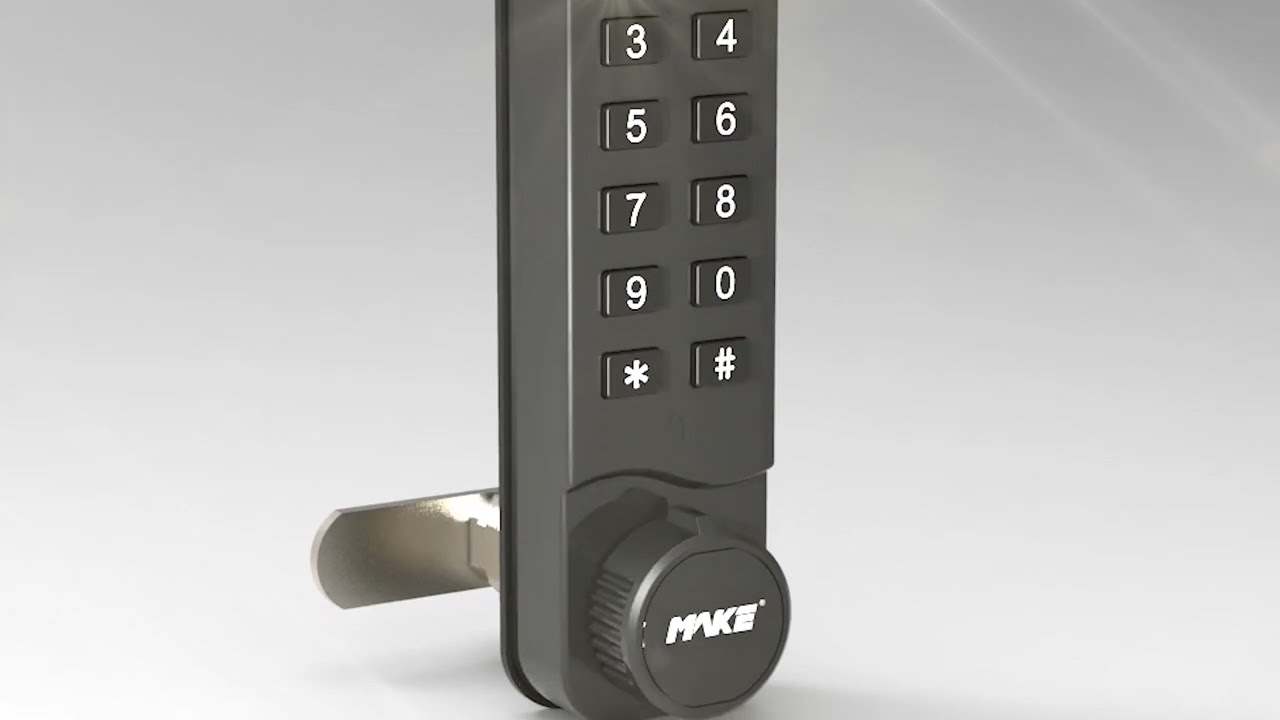 MK730 Lock, Digital Keypad Lock, Keyless Lock - YouTube