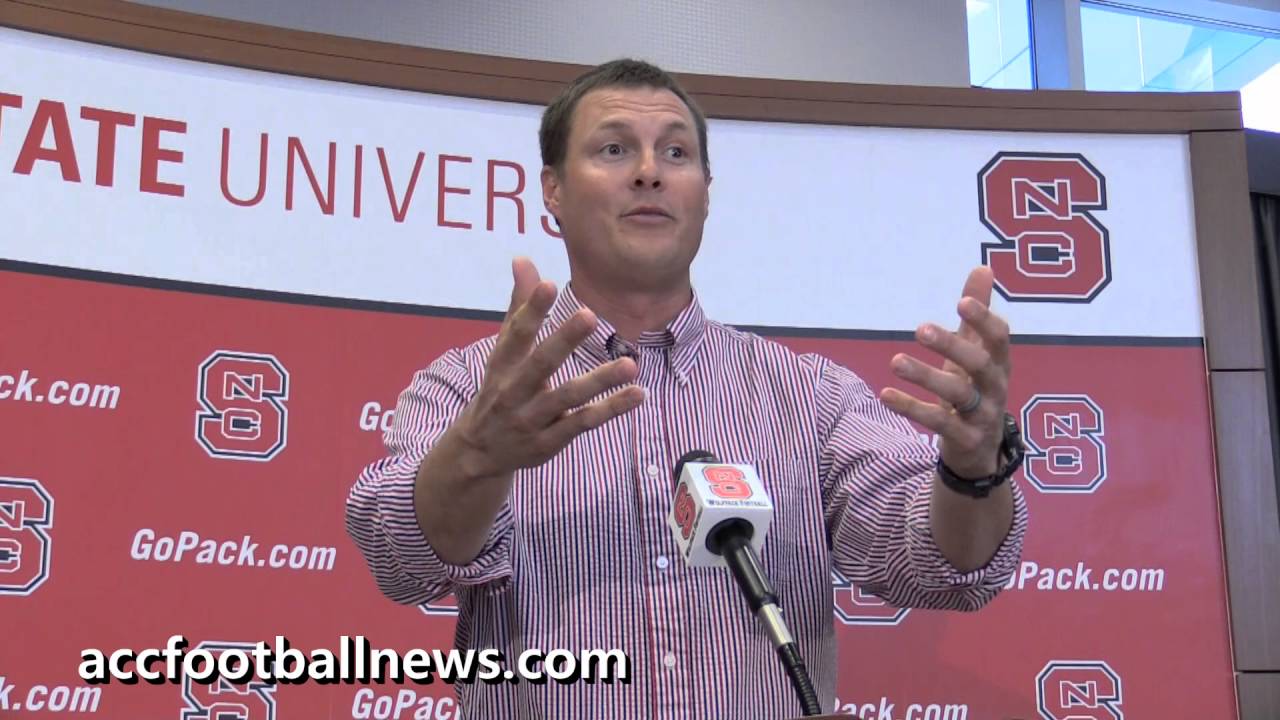 NFL Quarterback Philip Rivers speaks to media at NC State - YouTube