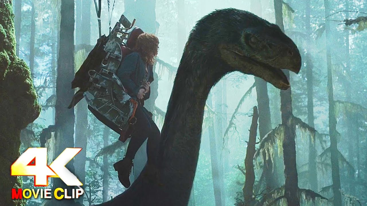 Jurassic World: Dominion (2022) - Therizinosaurus scene [4K 60fps ...