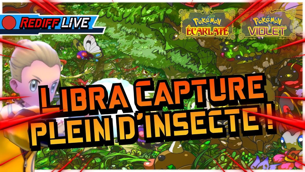 Libra n'AIME pas les POKEMON de TYPE INSECTE ..... et TOI ? - YouTube