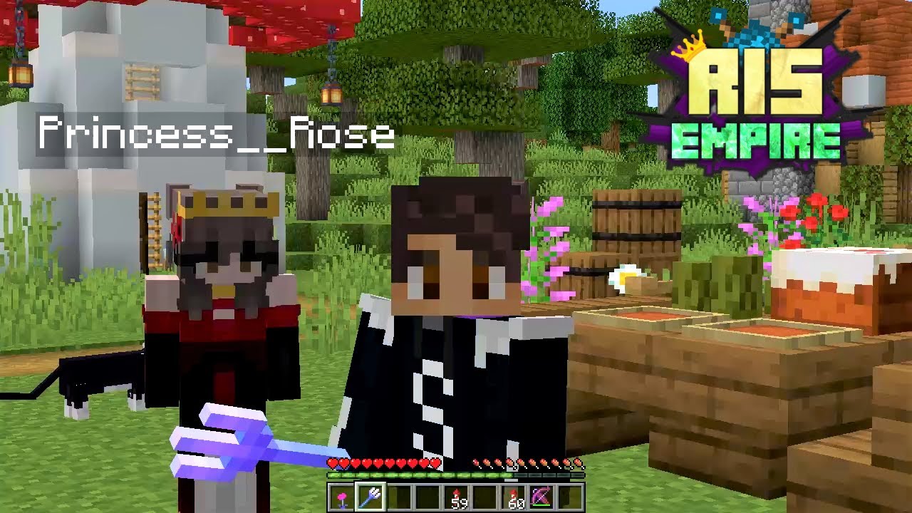 Princess আমাকে Gift দিলো | Minecraft Bangla Gameplay - [ RIS Empire ] - YouTube