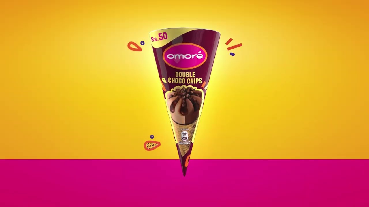 Omore Double Choco Chips Cone - #WowBharaBite #GarmiKoThandKarao # ...