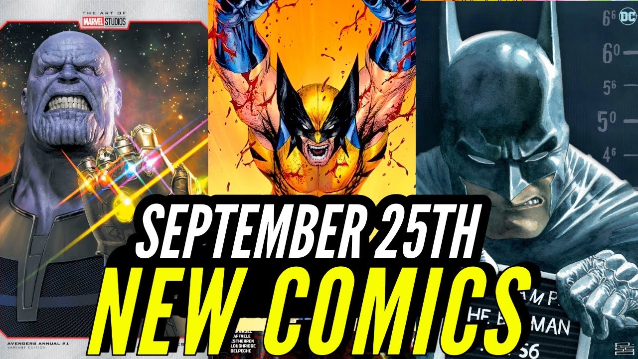 NEW COMIC BOOKS RELEASING SEPTEMBER 25TH 2024 DC MARVEL COMICS PREVIEWS ...