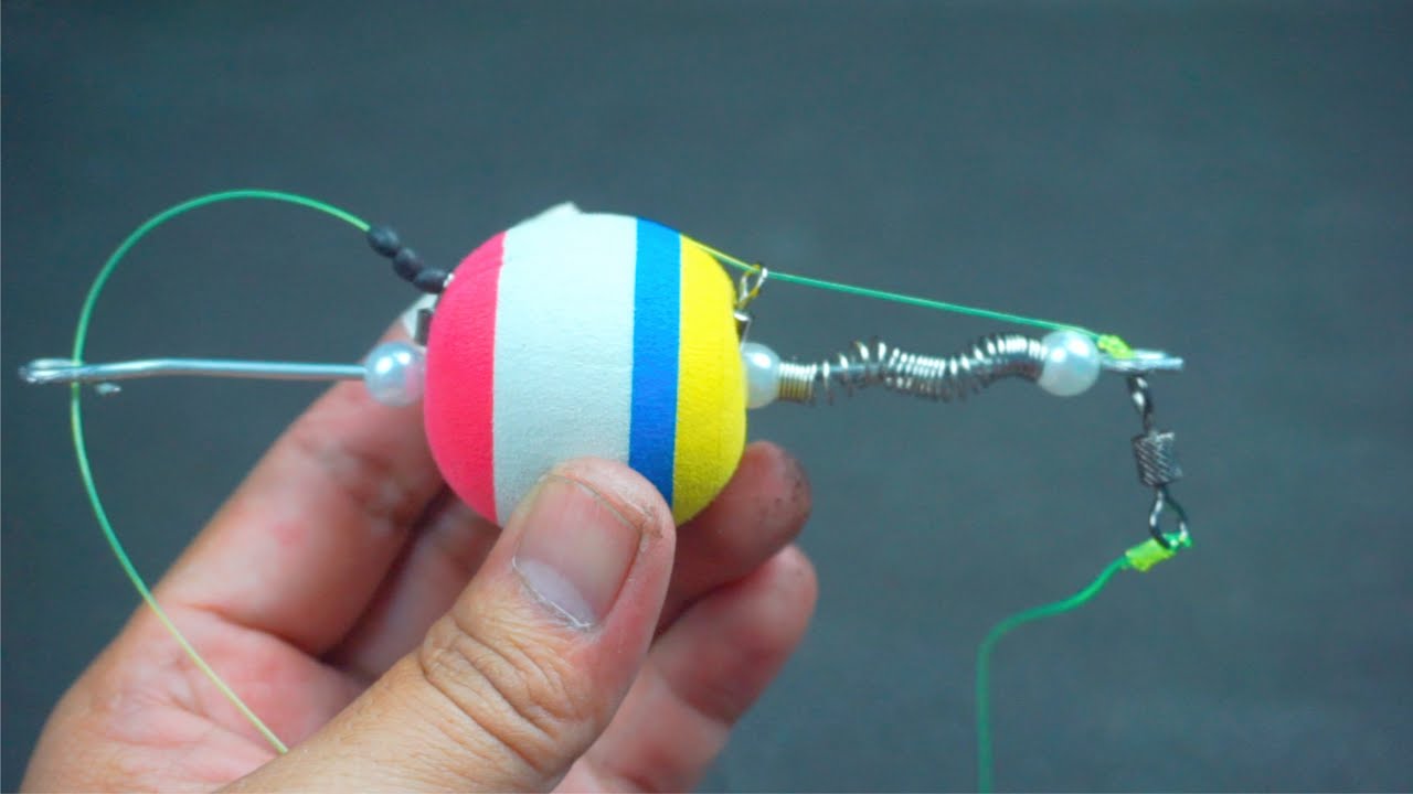 GREAT IDEA !! Making Process Diy Fishing trap for tilapia 1 hook | Hack ...