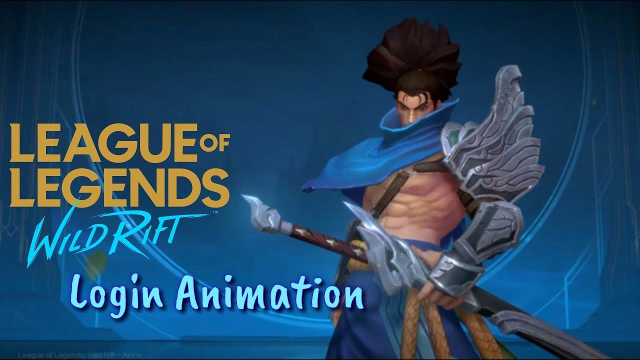 LoL WILD RIFT login champions Animation - YouTube