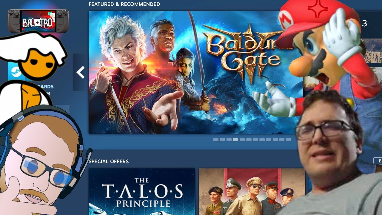Delusional Nintendo Fanboy Thinks Steam Has NO Good Games - YouTube