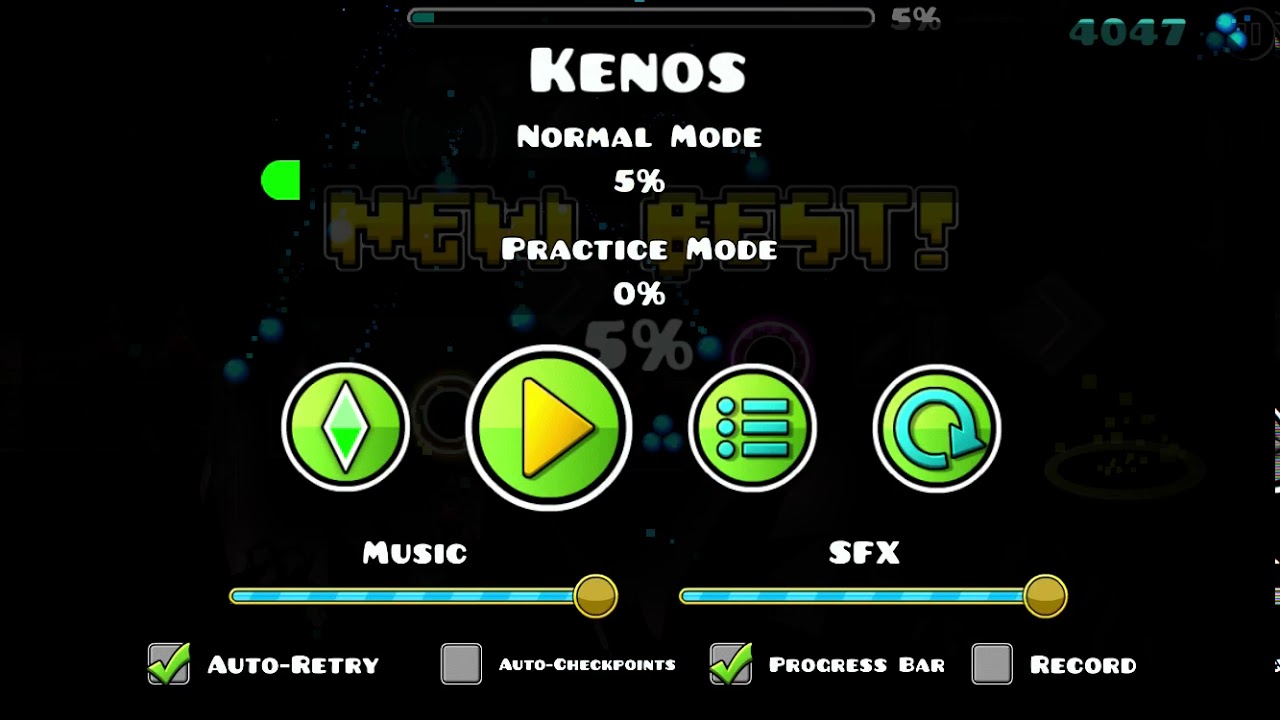 KENOS 5% (fluke from 3%) | Geometry Dash - YouTube